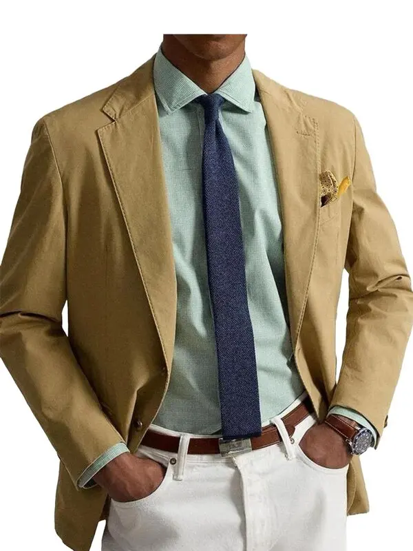 Polo Ralph Lauren Apos;s Classic Fit Glen Plaid Poplin Sport Shirt - White Faded Mint