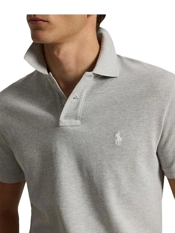Polo Ralph Lauren Apos;s Basic Mesh Cotton Polo Shirt - Spring Heather