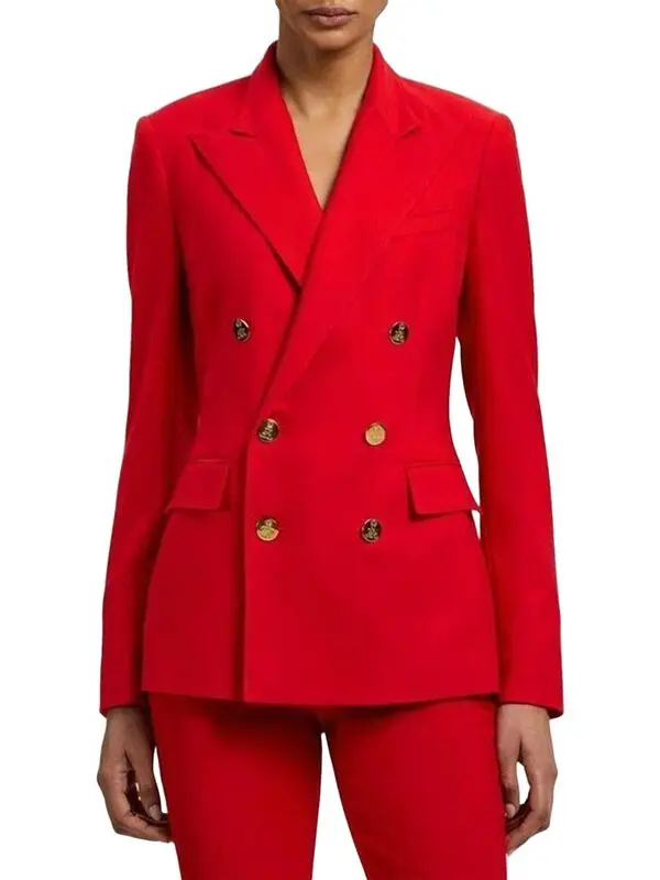 Ralph Lauren Camden Cashmere Jacket - Red