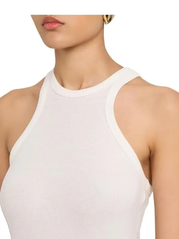 A.L.C. Dean Racer Tank Top - Ivory