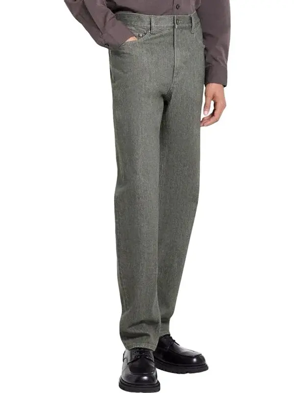 Theory Apos;s Standard Straight-leg Jeans - Army