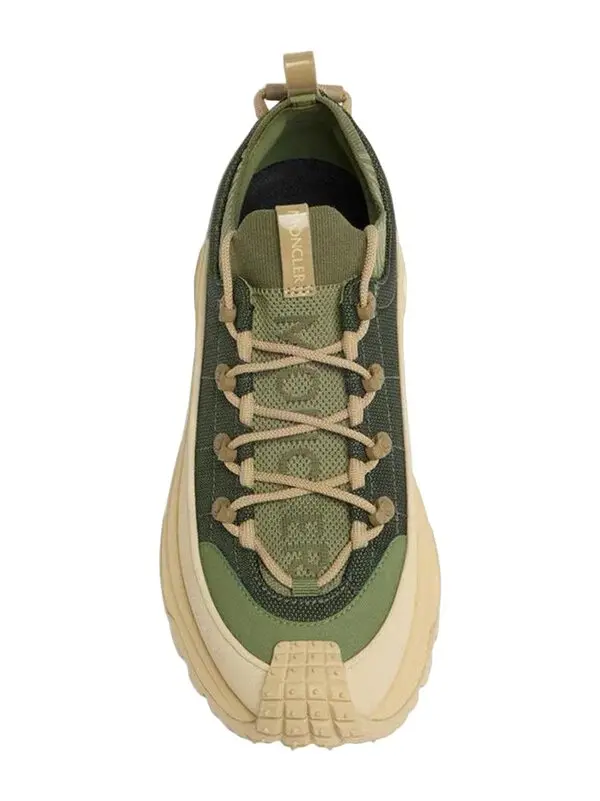Moncler Apos;s Trailgrip Lite3 Nubuck & Suede Low-top Sneakers - Medium Gre