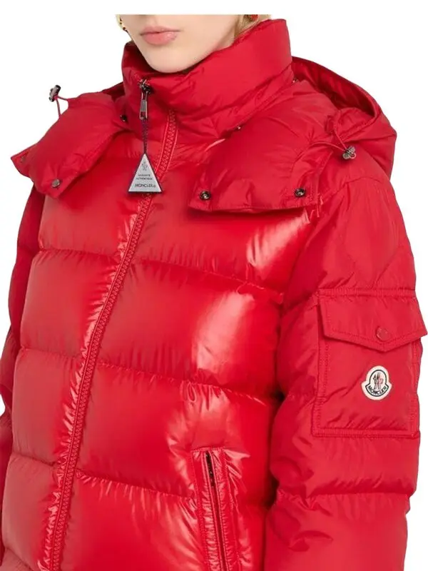 Moncler Apos;s Maya Hooded Down Puffer Jacket - Red