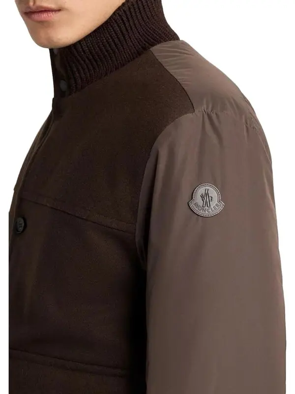 Moncler Apos;s Urvalis Hybrid Down Blouson Jacket - Brown