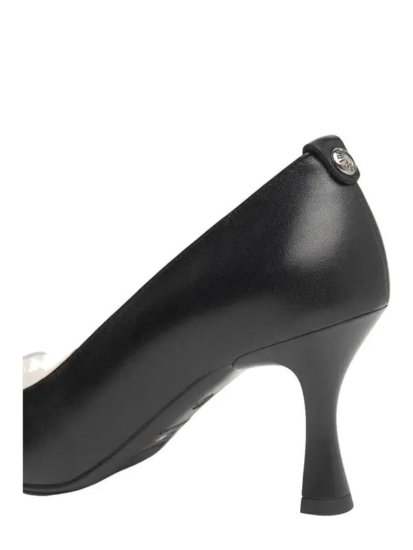 NEROGIARDINI 75mm Leather Mid-heel Pumps - Black