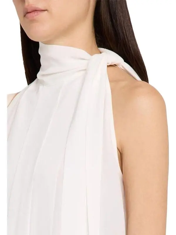 Max Mara Fune Abstract-print Silk Twill Shirt - White