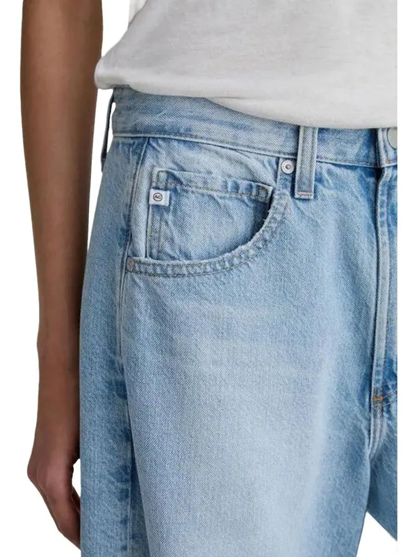 Ag Hattie Cropped Comfort Stretch Barrel Jeans - Gesture