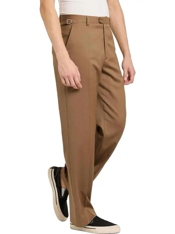 Rhude Apos;s Sienna Wool Straight-leg Trousers - Tan