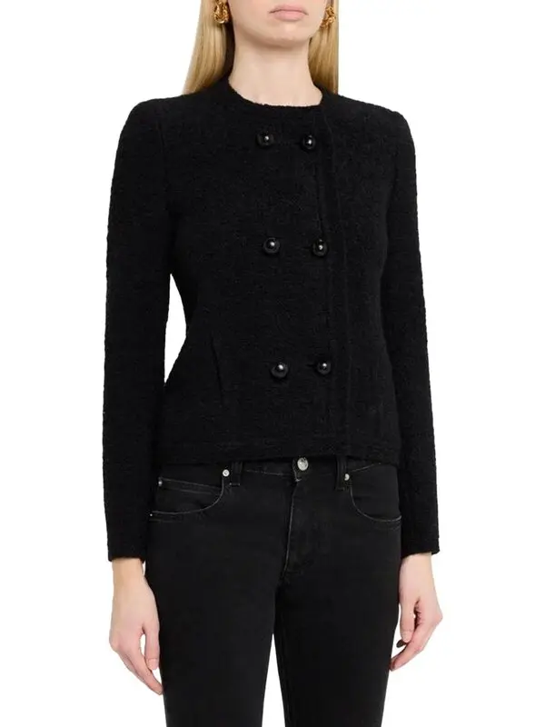 Isabel Marant Étoile Suely Boucle Double-breasted Jacket - Black