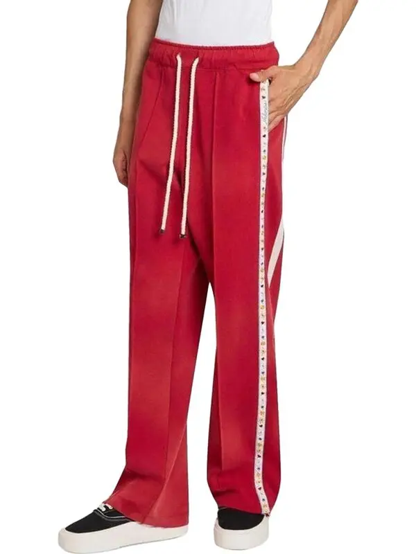 NAHMIAS Apos;s Daydreaming Novelty Track Pants - Ruby