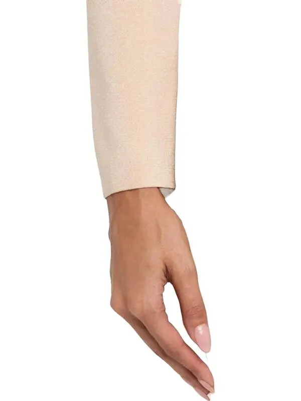Misook Cropped Straight-leg Pants - Biscotti