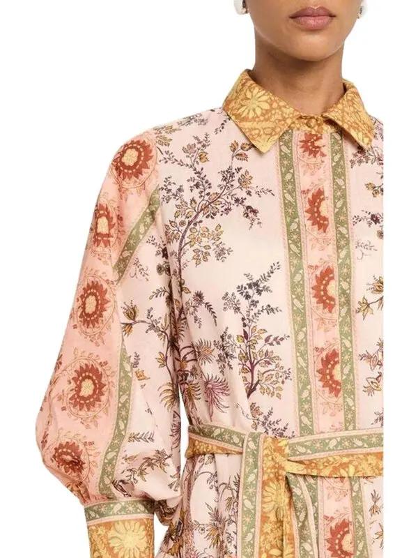 Kobi Halperin Bailey Mini Shirtdress - Honey Mult