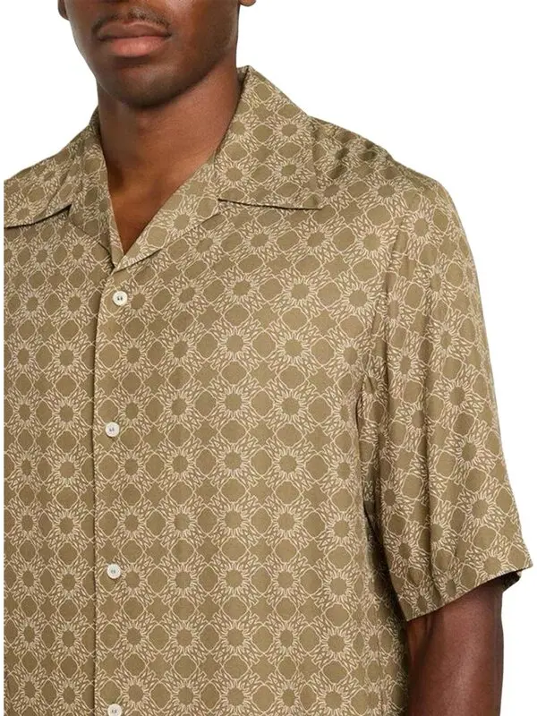 Amiri Apos;s Ma Quad Camp Shirt - Thyme