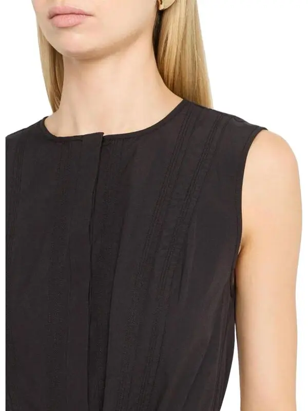 Kobi Halperin Fleur Belted Midi Dress - Black
