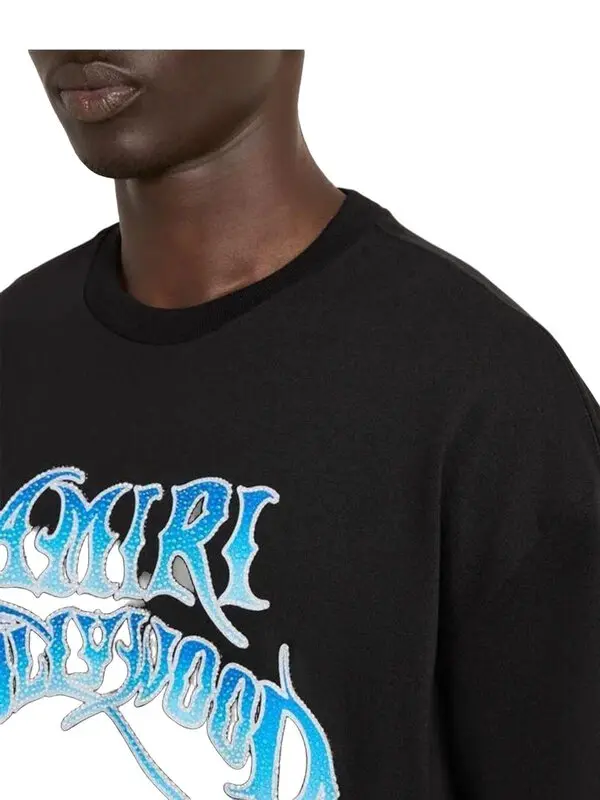 Amiri Apos;s Crystal Skater T-shirt - Black