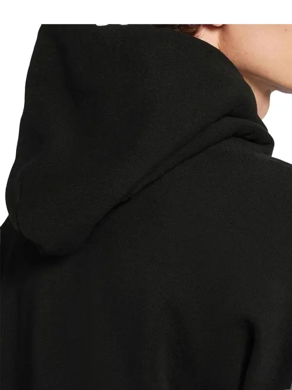 Balenciaga Apos;s Paris Thunderstorm -fit Hoodie - Black