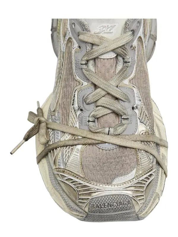 Balenciaga Apos;s 3xl Mesh Runner Sneakers - Eggshell