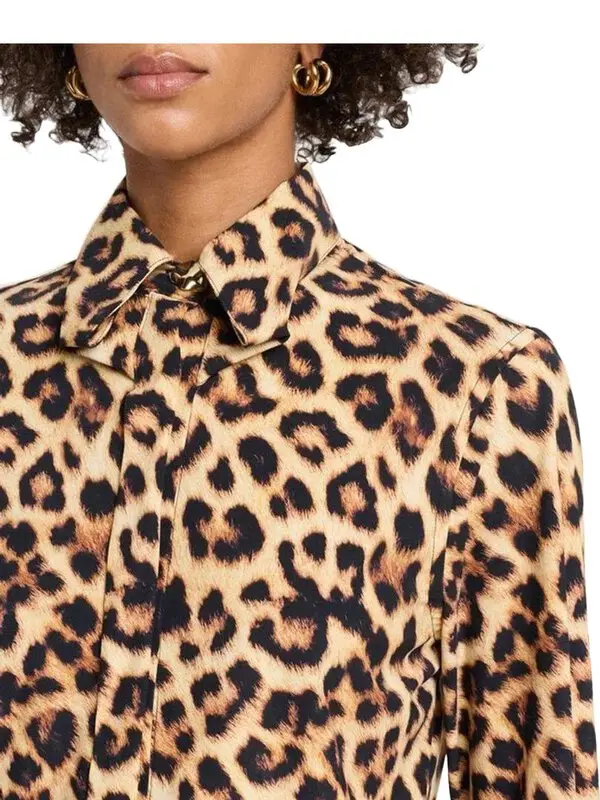 Chiara Boni La Petite Robe Ayika Leopard-print Blouse - Leo