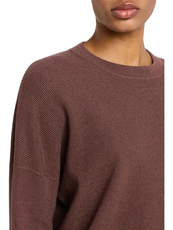 Brunello Cucinelli Metallic Net Knit Crewneck Sweater - Cfu02 Deep