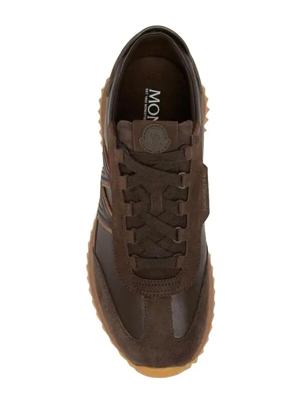 Moncler Apos;s Pacey2 Suede & Nubuck Low-top Sneakers - Deep Brown
