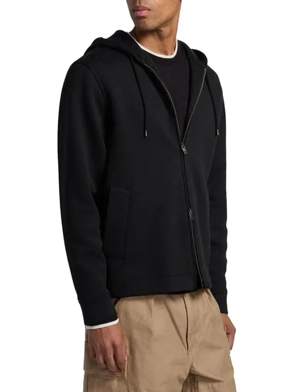 Vince Apos;s Scuba Full-zip Hoodie - Black