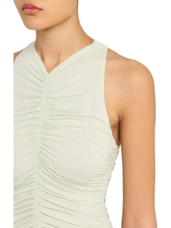 A.L.C. Ayla Ruched Fit-&-flare Maxi Dress - Pale Mint