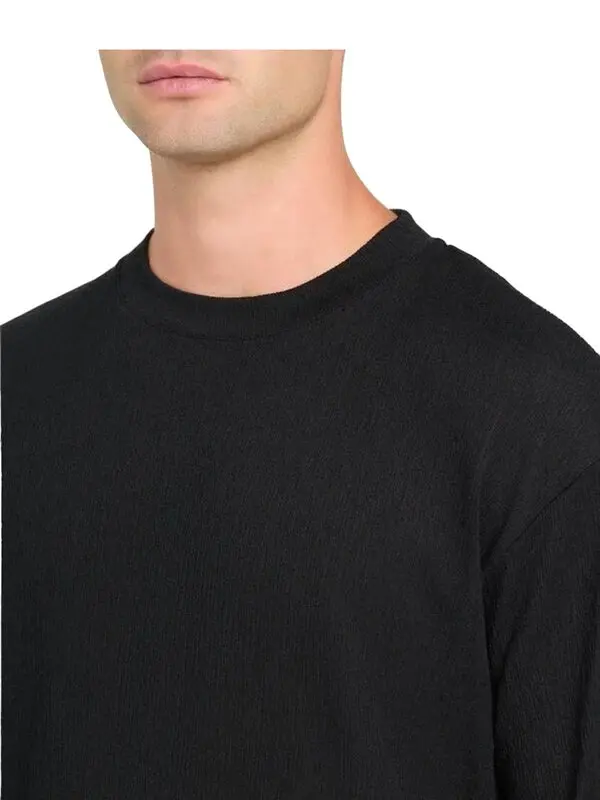 Issey Miyake Apos;s Crepe Crewneck T-shirt - Black