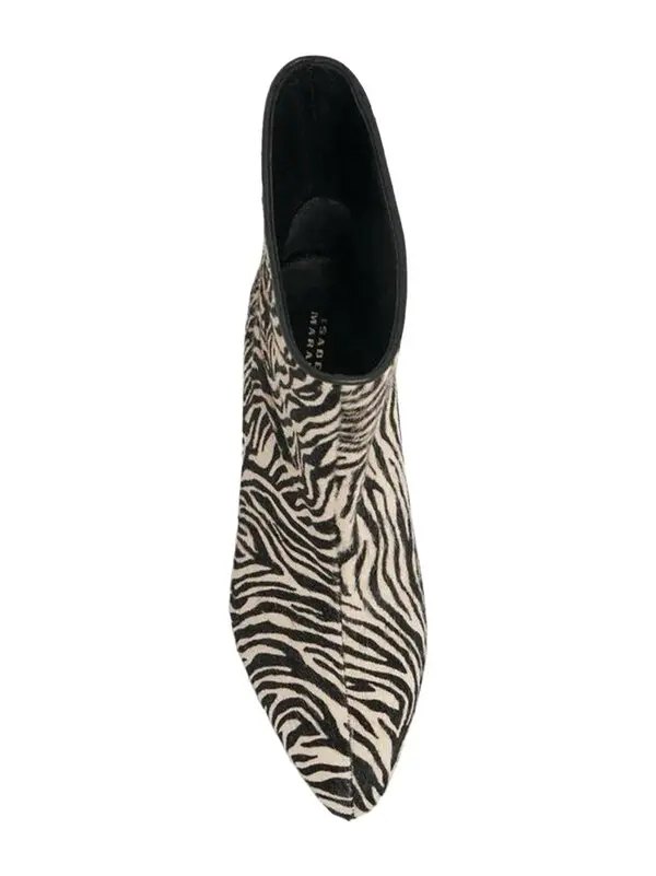 Isabel Marant Étoile Jiry 55mm -print Leather Boots - Zebra