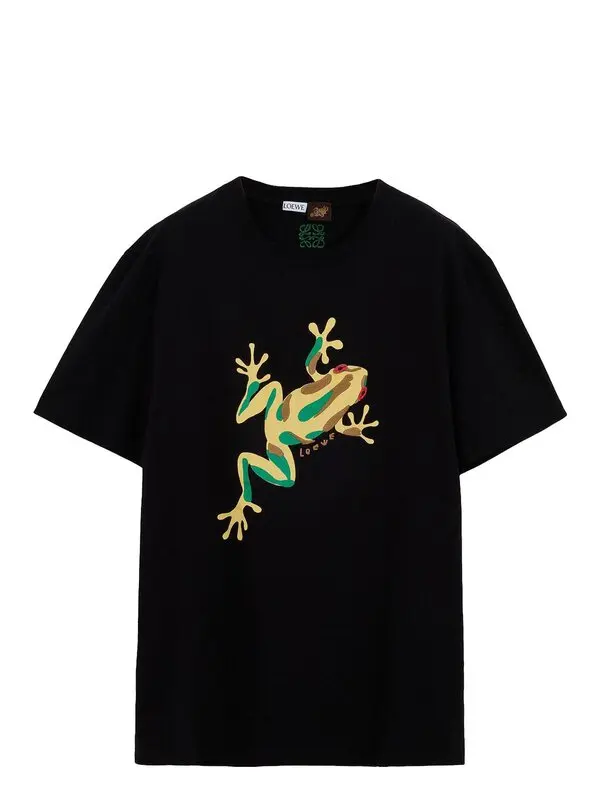 Loewe Apos;s X Paula & Apos;s Ibiza Graphic Relaxed-fit T-shirt - Black