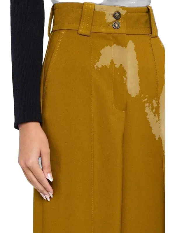 Zimmermann Valiant Wide-leg Pants - Chartreuse