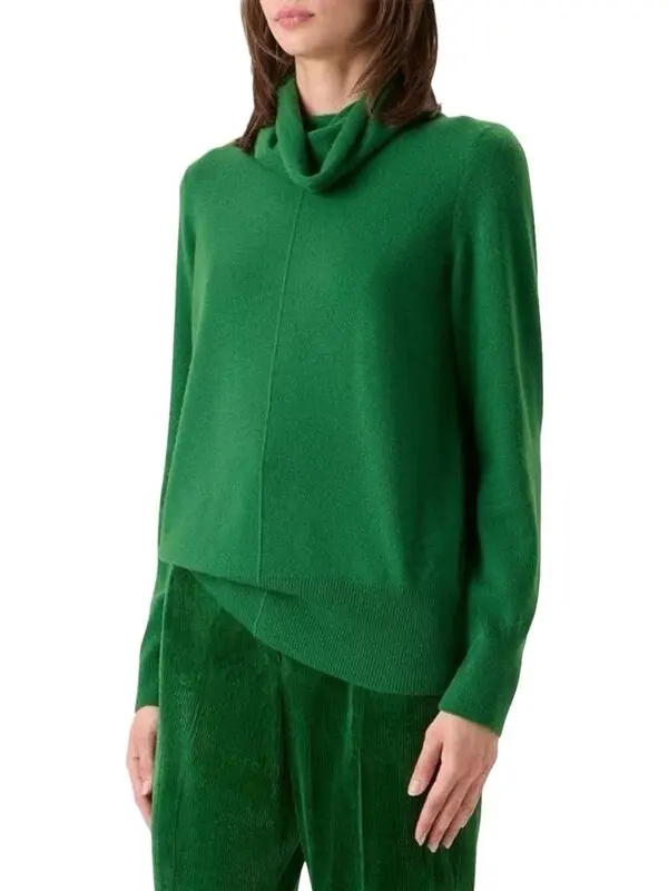 Akris Cashmere Knit Turtleneck Sweater - Amazon Gre