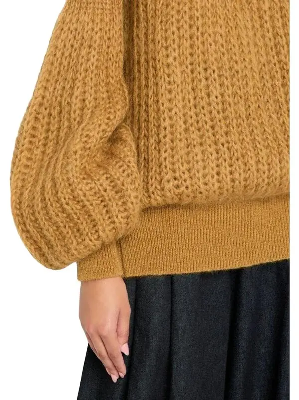 Zimmermann Valiant Mohair Billow Sweater - Chartreuse
