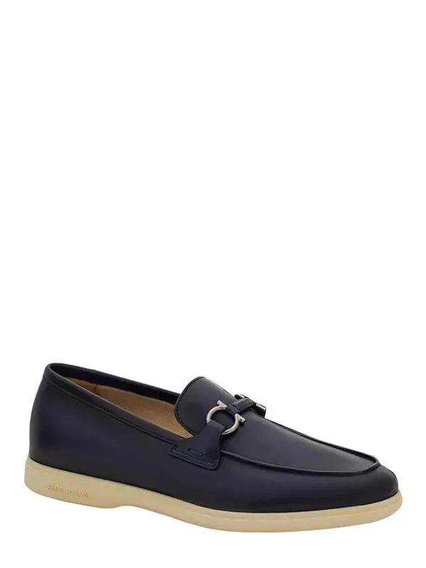 FERRAGAMO Apos;s Cosimo Leather Ganicni Bit Loafers - Midnight