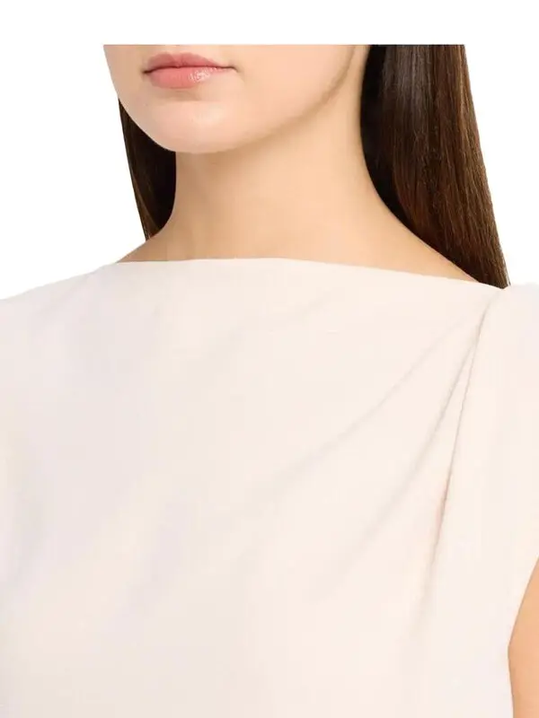 Vince Draped Shoulder Top - Blush Cloud