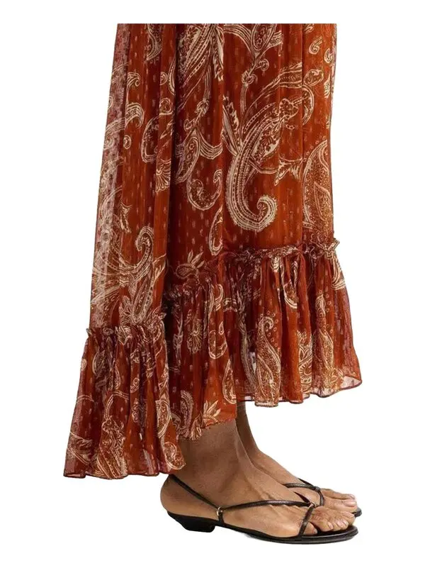 Hemant & Nandita Printed High-low Maxi Skirt - Multi