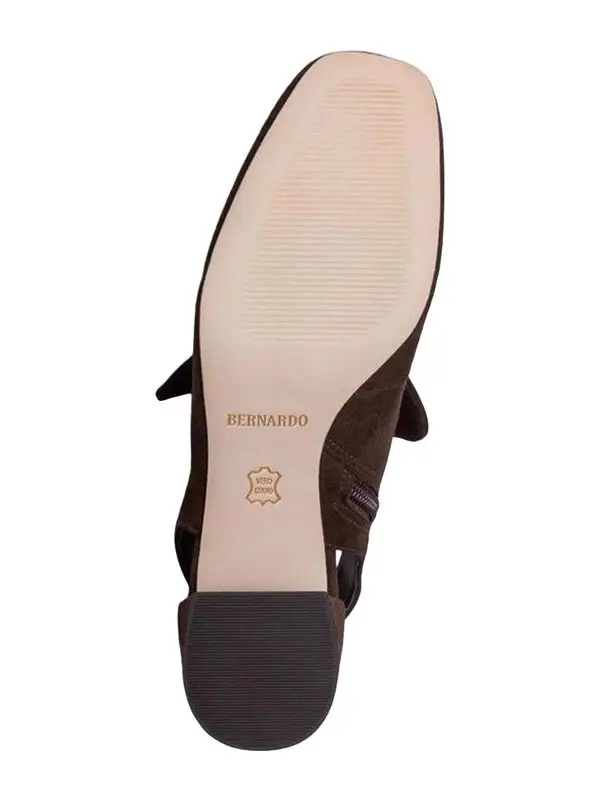 Bernardo 55mm Angelina Suede Pumps - Dark Choco