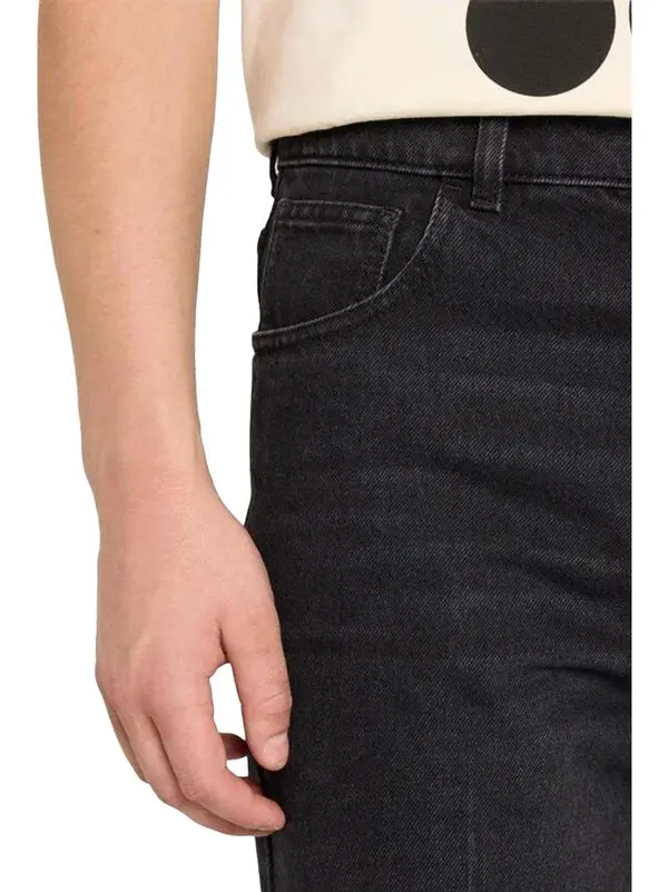 Marni Apos;s Charcoal Denim Flare Jeans - Black