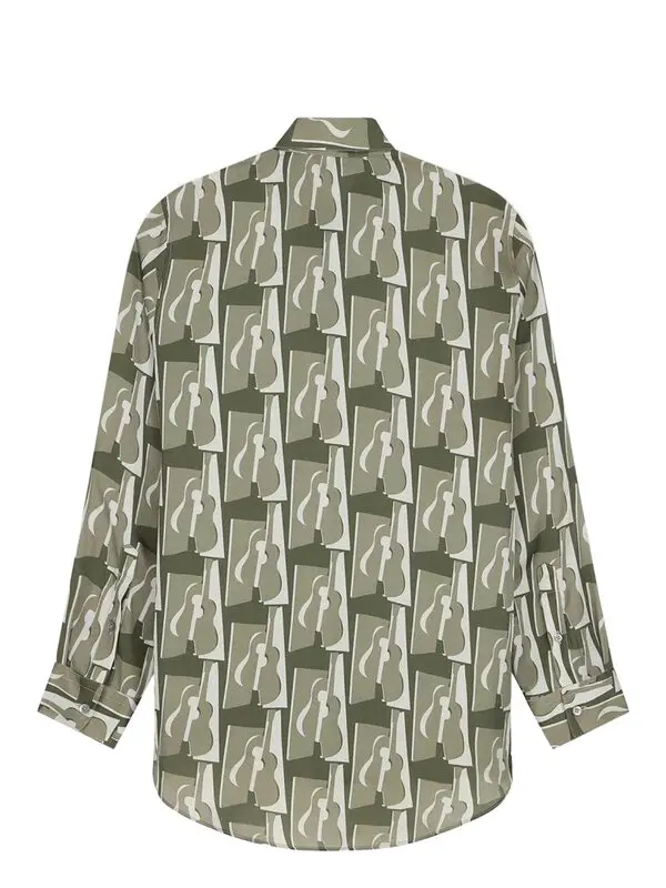 Emporio Armani Apos;s Abstract-print Sport Shirt - Fancy Brown