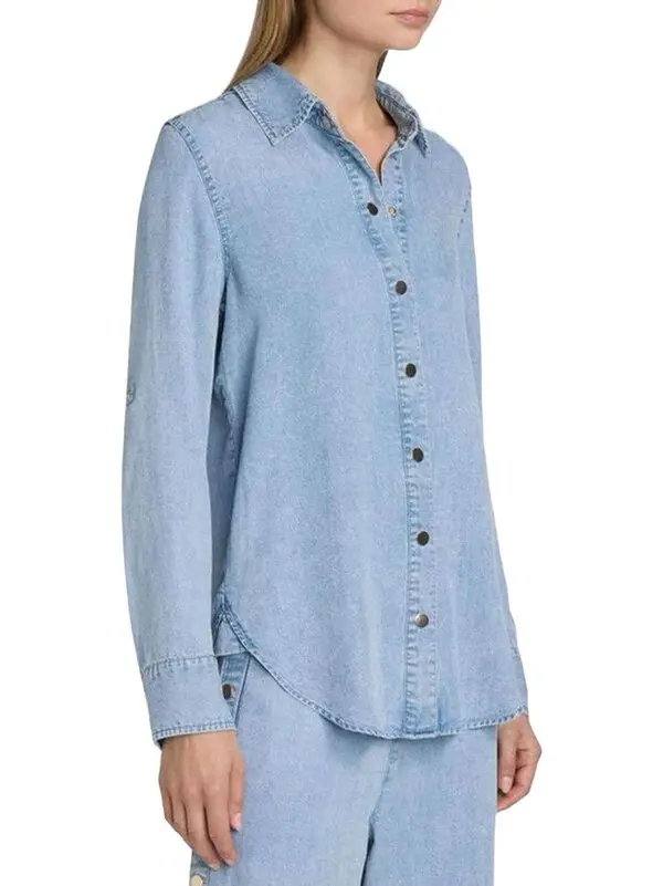 Generation Love Gillian Denim Shirt - Light Blue