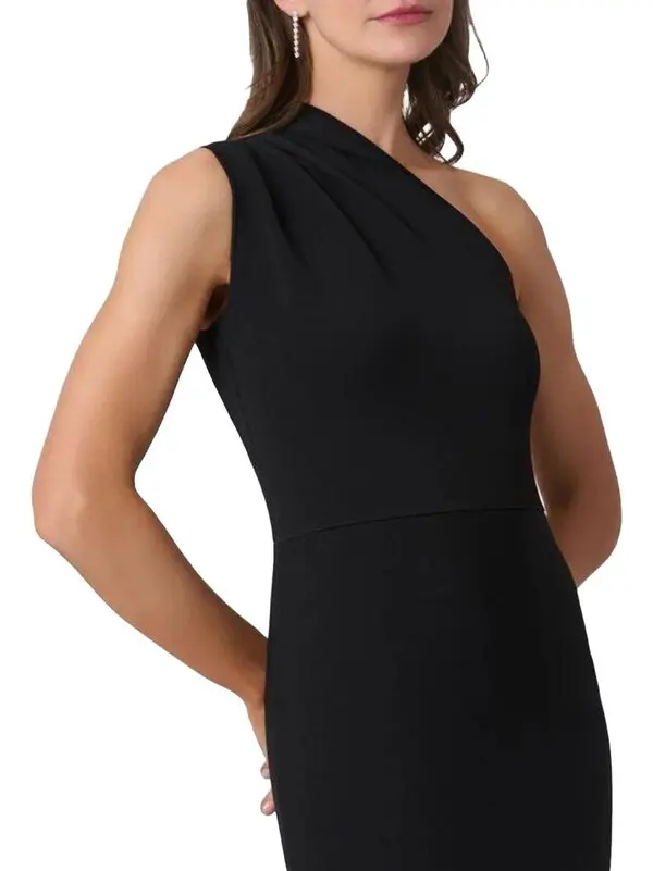 Shoshanna Ludlow One-shoulder Mermaid Gown - Jet