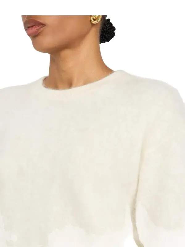 Ramy Brook Elbow-sleeve Cashmere Sweater - Ivory
