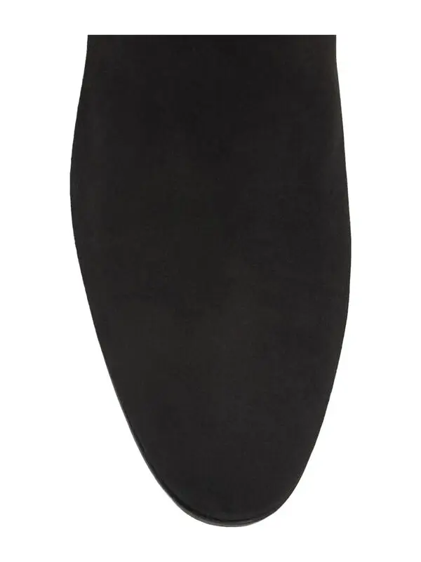 GIANVITO ROSSI 85mm Suede Knee-high Boots - Nero