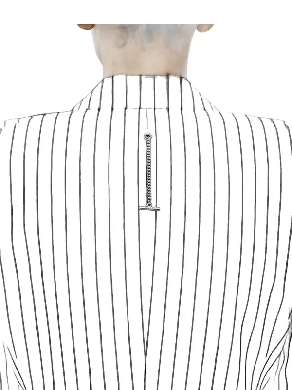 Alexander McQueen Pinstripe Single-breasted Blazer - Pattern