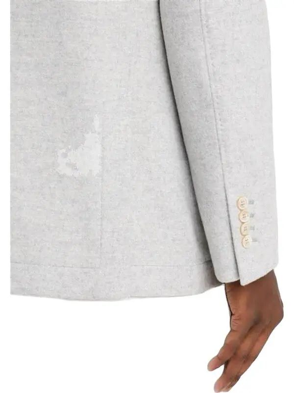 Brunello Cucinelli Apos;s Cashmere Blazer-style Coat - C351 Pebbl