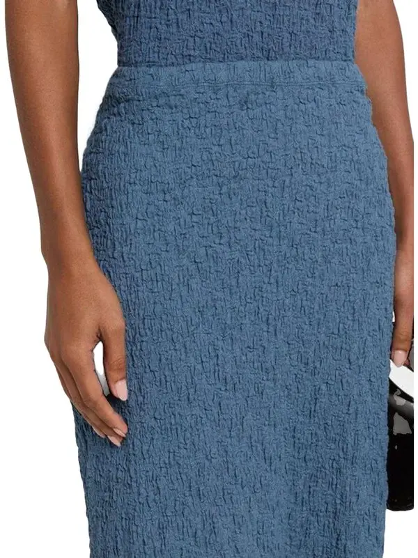 Eileen Fisher Stretch Knit Straight Midi Skirt - Cldsp