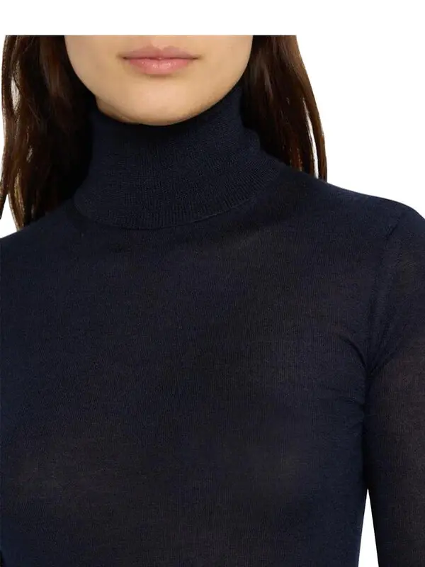 Gabriela Hearst Costa Cashmere Turtleneck - Navy