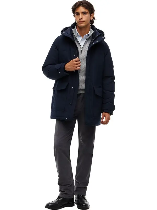 Tommy Hilfiger Hooded Down Parka - Navy