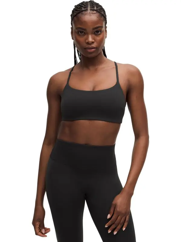 Lululemon Wunder Train Strappy Racer Bra - Black