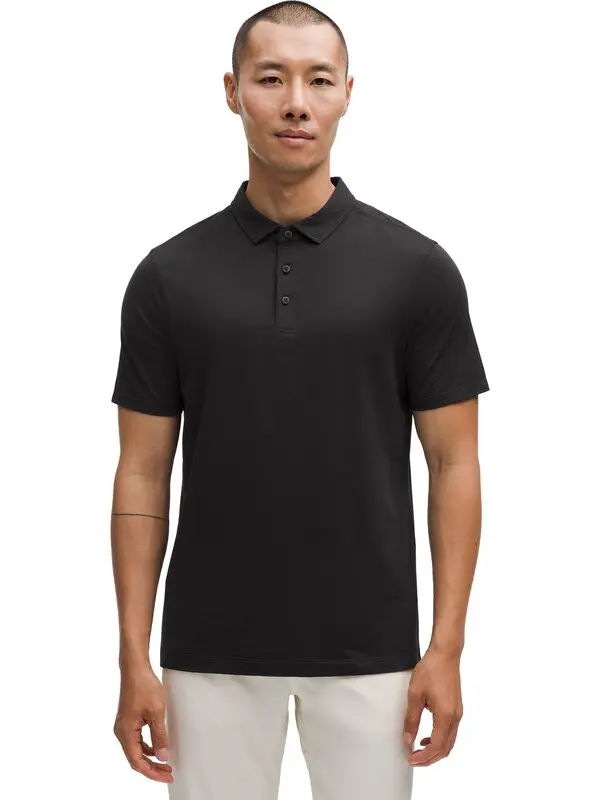 Lululemon Evolution Short-sleeve Polo Shirt - Black