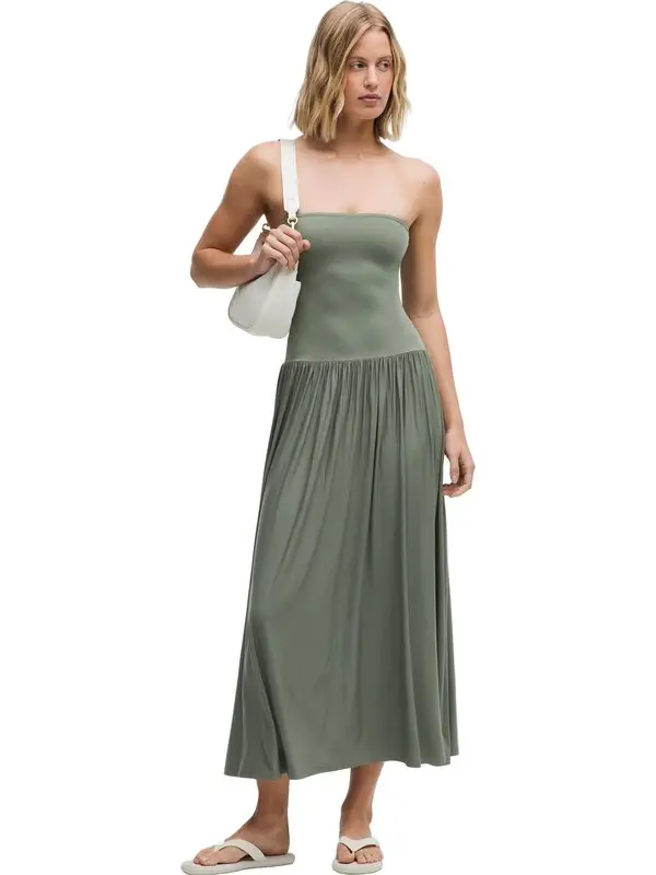 Lululemon 2-in-1 Maxi Dress - Willow Leaf